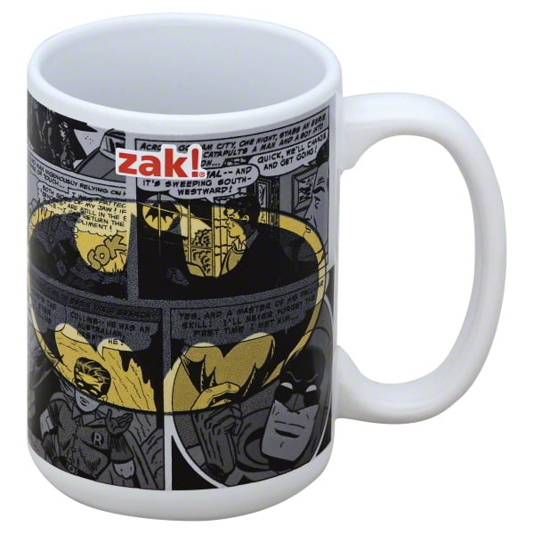Zak! Designs DC Batman Ceramic 15 Ounce Coffee Mug - Walmart.com