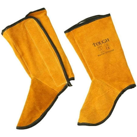 Heavy Duty Cowhide Leather Shoe Protector, Flame Resistant Welding ...