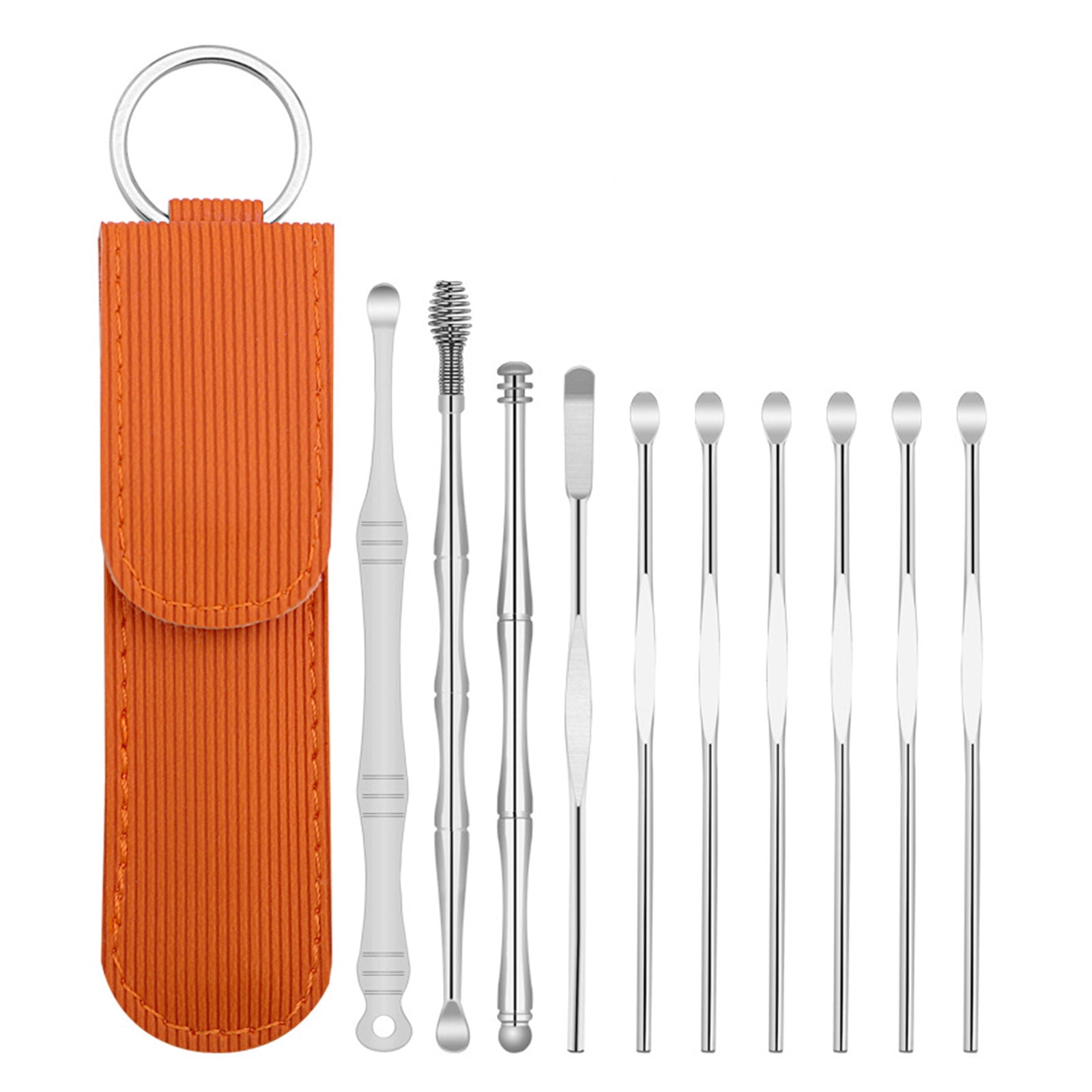 eccomum 10PCS Earwax Removal Kit Ear Pick Set Earwax Remover Ear Spoon ...