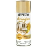 4 Pack, Gold, Rust-Oleum Craft & Hobby Metallic Imagine Metallic Spray ...