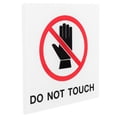 OUNONA Stop Sign Warning Sign No Touching Signs 10.00X10.00X0.30CM ...