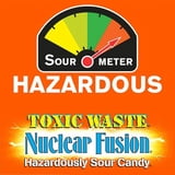 Toxic Waste - Nuclear Fusion - Dual Flavored, Hazardously Sour Candies ...