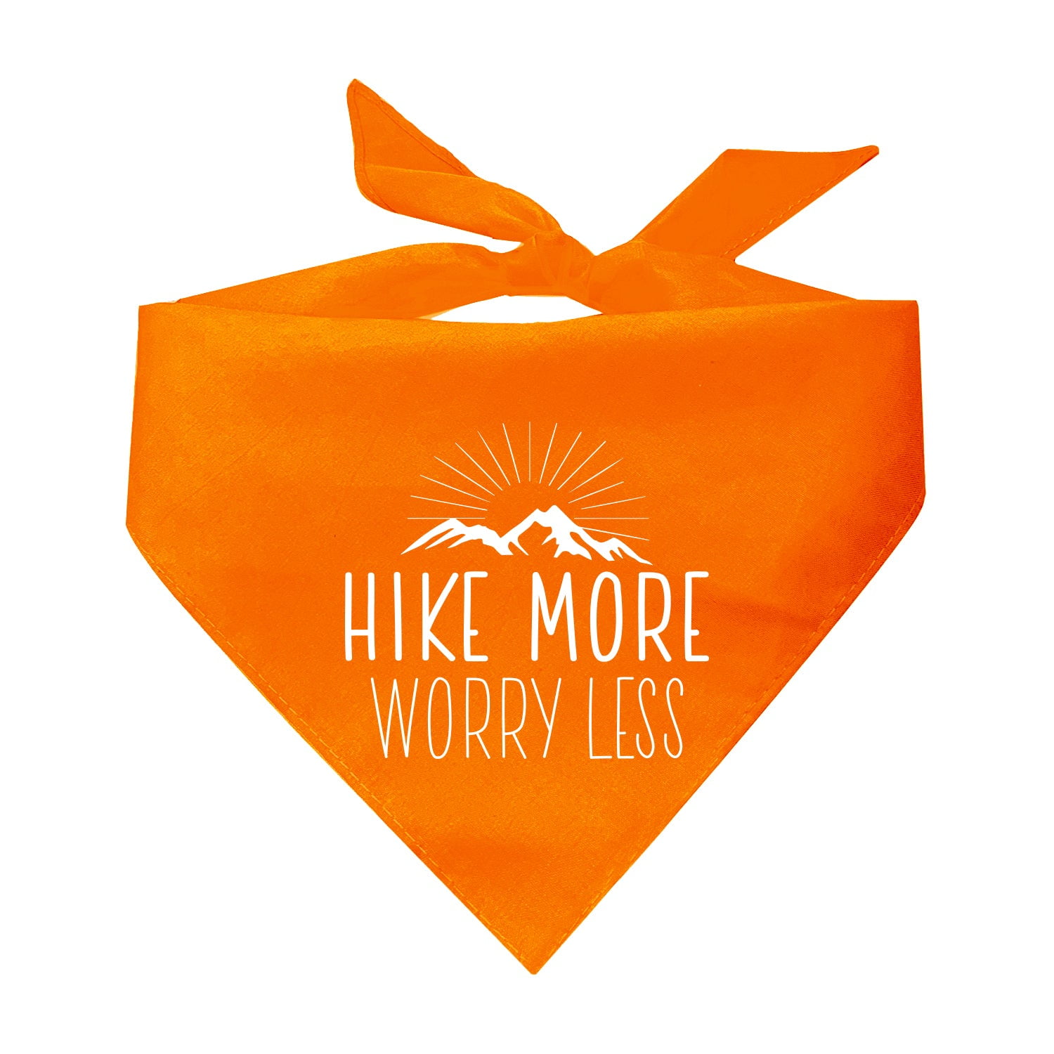 Hike More Worry Less Triangle Dog Bandana (Assorted Colors) - Walmart.com