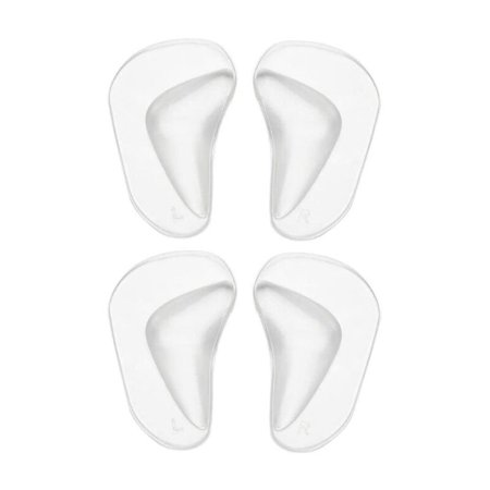 Gel Insoles,2 Pairs Transparent Orthopedic Insoles, Arch Support Soft ...