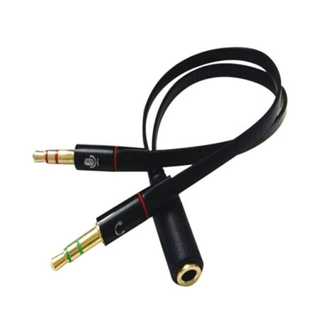 Headphone Mic Audio Y Splitter Cable Female To Dual Male,Maoww ...