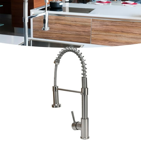 Spptty Spring Kitchen Faucet,G1/2 Kitchen Sink Faucet Copper Iron ...