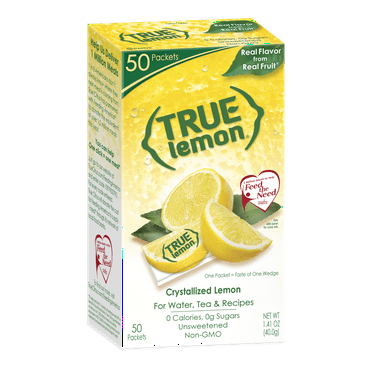 True Lemon Drink Mix, Lemonade, 32 Packets, 1 Box - Walmart.com