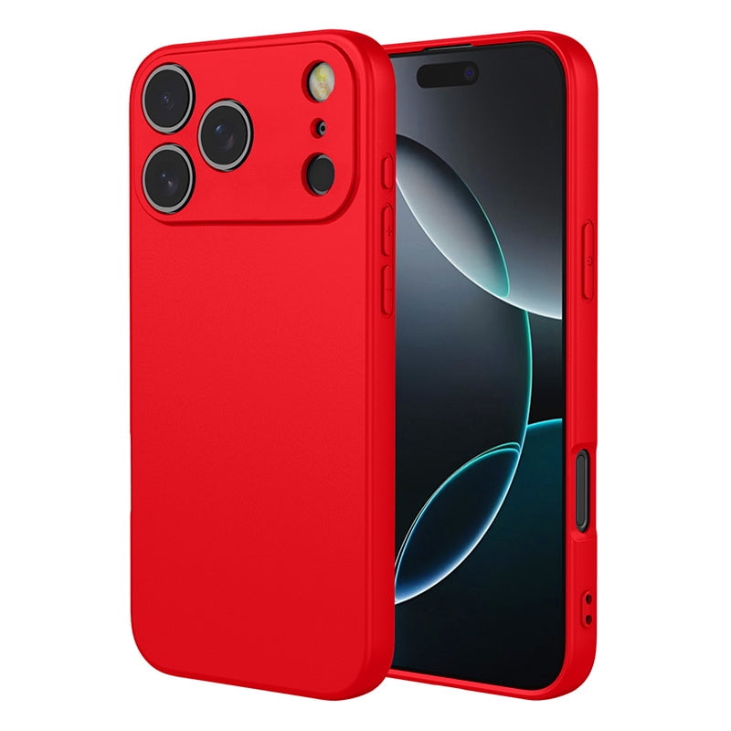 Click here for Pandaco Soft Shell Matte Red Case For Iphone 17 Pr... prices
