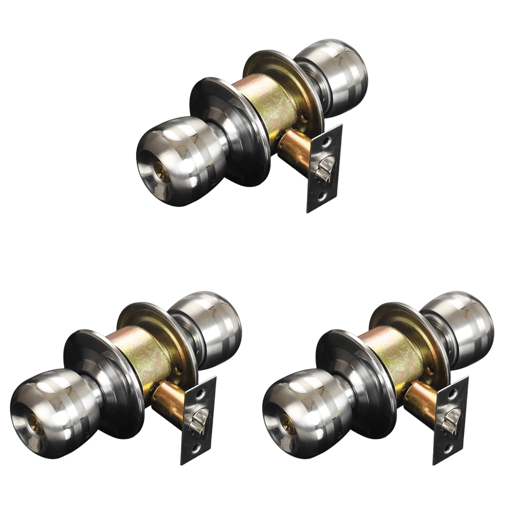 Perilla Puerta Entrada Con Llave Cerradura Interior Y Exterior para ...