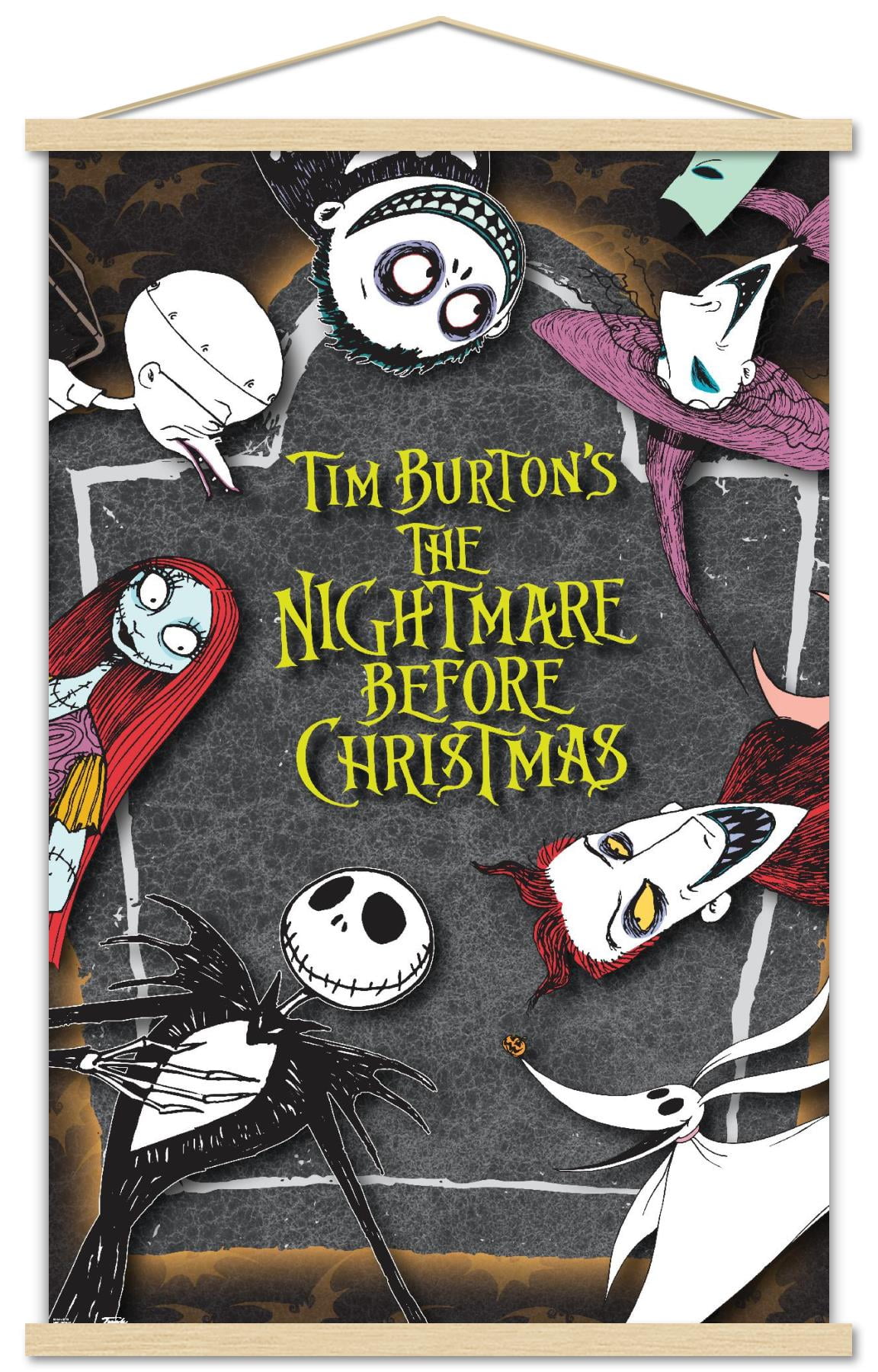Disney Tim Burton's The Nightmare Before Christmas - Group Wall Poster ...