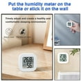 Digital Hygrometer Indoor Humidity Meter Room with Humidity and Monitor ...