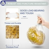 OKKEAI 15 Liter Garbage Bags ,200 per Pack for Bathroom ,Kitchen ...