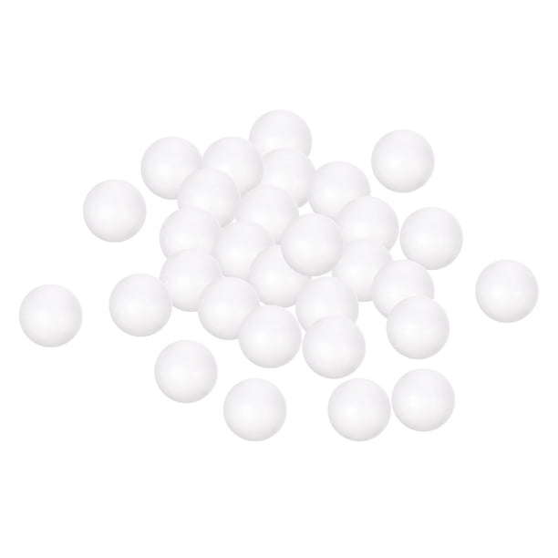 Bolas de espuma sólida blanca de poliestireno Uxcell de 1.5" para ...
