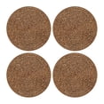 4 Pack Round Woven Placemats, 15 Inch Heat Resistant Washable Dining ...
