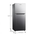 Conserv 10cf Top Freezer Refrigerator 24in Frost Free E-Star Quiet 43dB ...