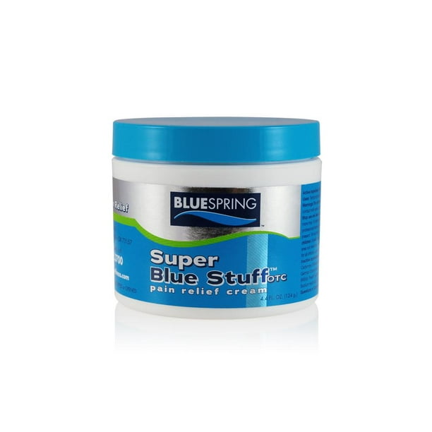Blue Stuff Super Blue Super Blue Pain Relieving Cream, 4.4 oz - Walmart ...