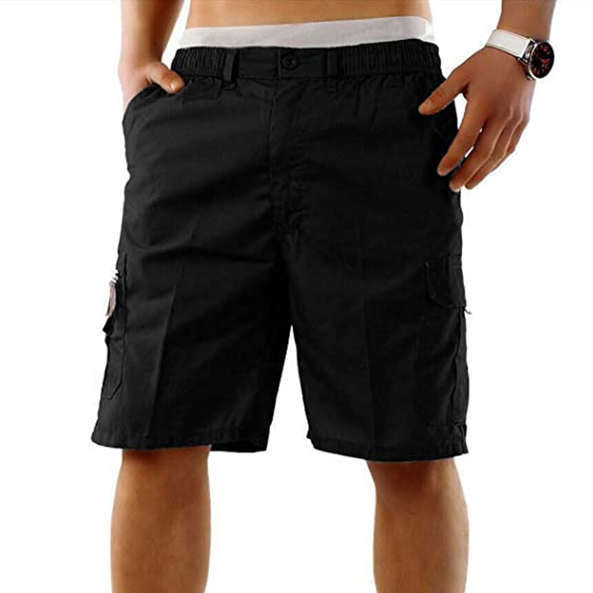 Shuttle tree Mens Summer Shorts Gym Sport Running Workout Cargo Pants ...