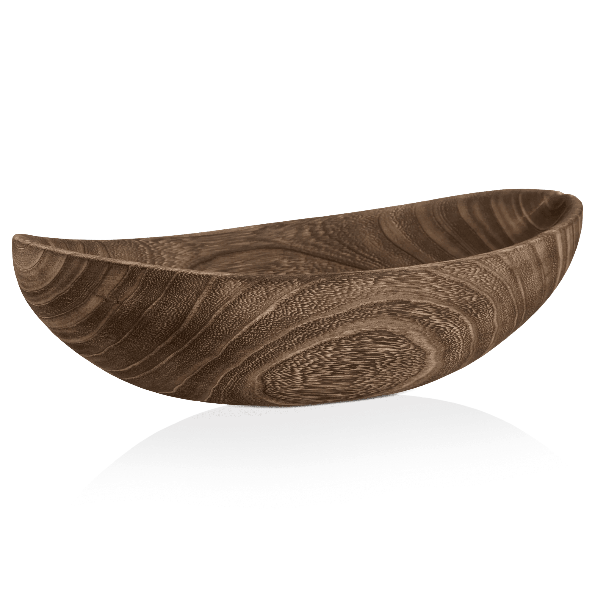 Click here for Bouclair Natural Oval Wood Bowl 13.7 X 6.69 X 3.7... prices