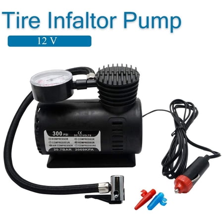 TOTOMOX Mini Portable Car Air Compressor Pump 12V, 300 psi Tyre ...