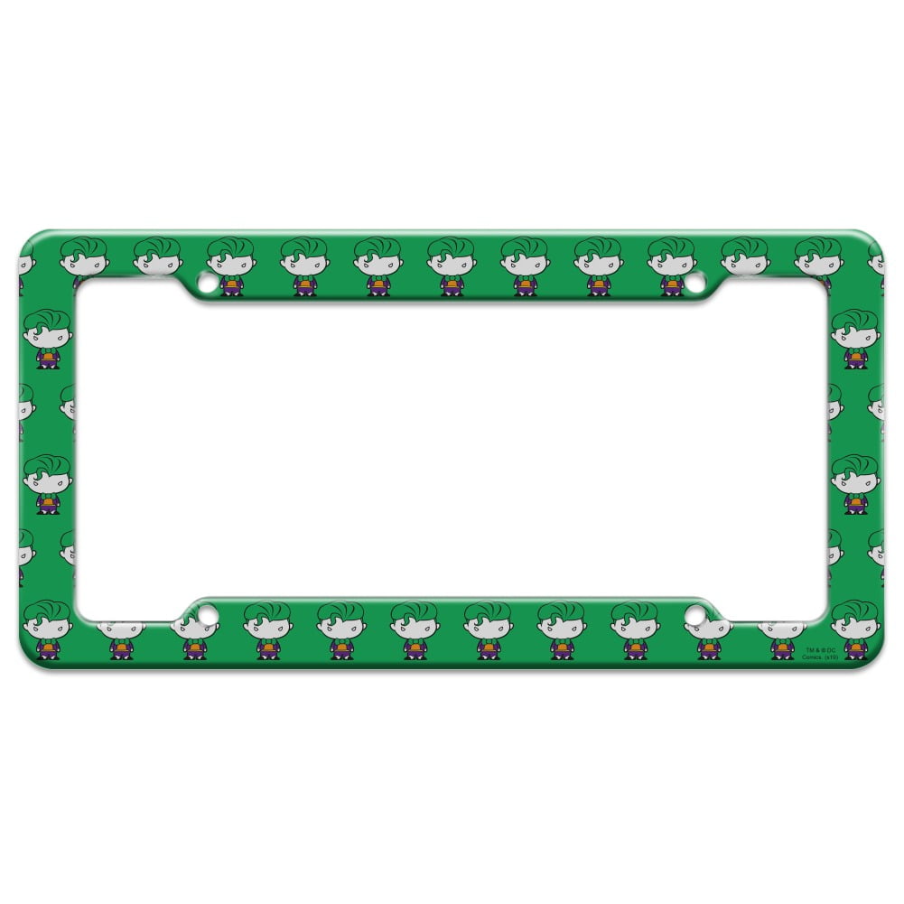 Batman Joker Cute Chibi Character License Plate Tag Frame - Walmart.com