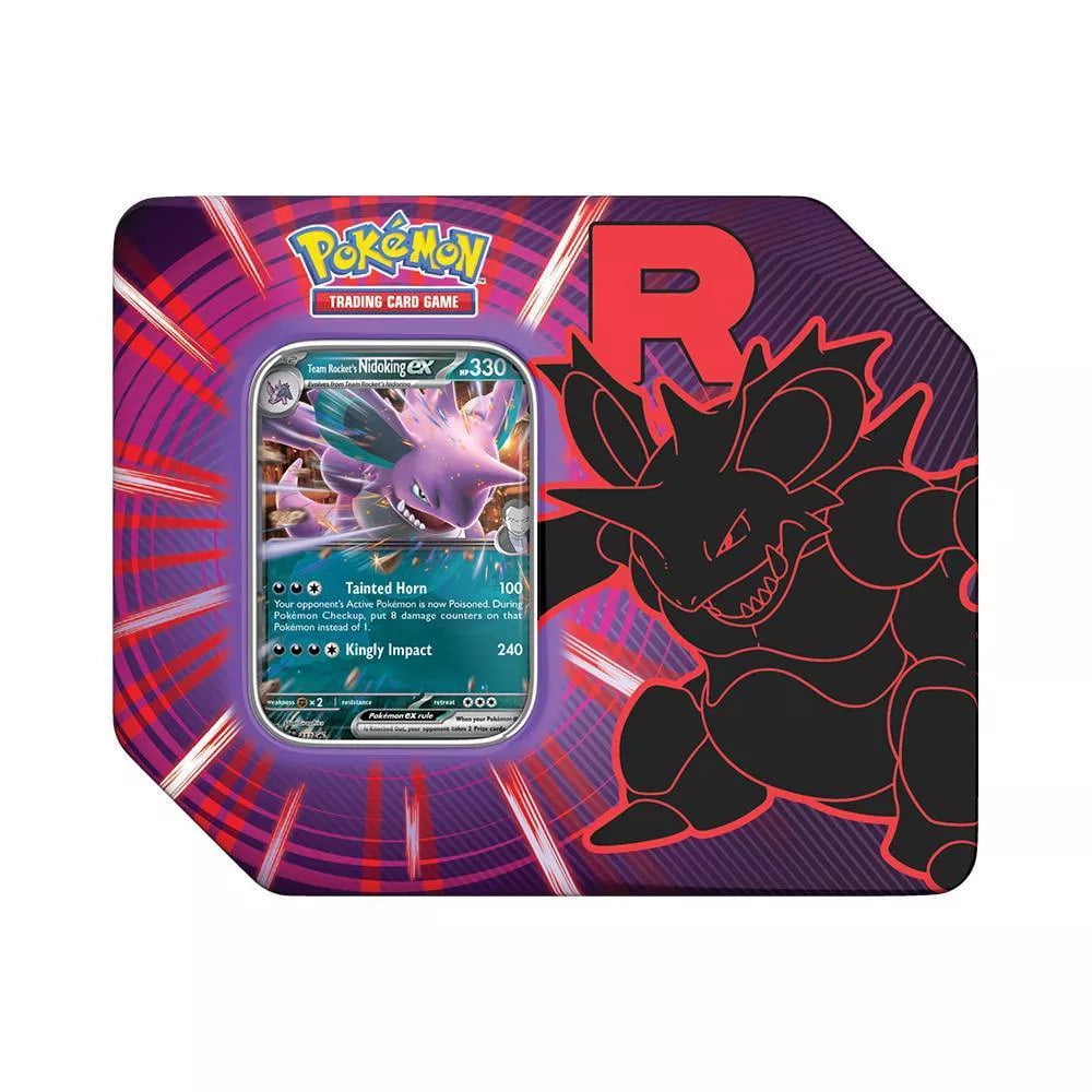 Click here for Pokémon Pokemon Tcg: Team Rocket Tin - Nidoking (5... prices
