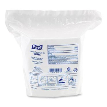 Sanitizing Skin Wipe Purell® Individual Packet Alcohol (Ethyl) Alcohol ...