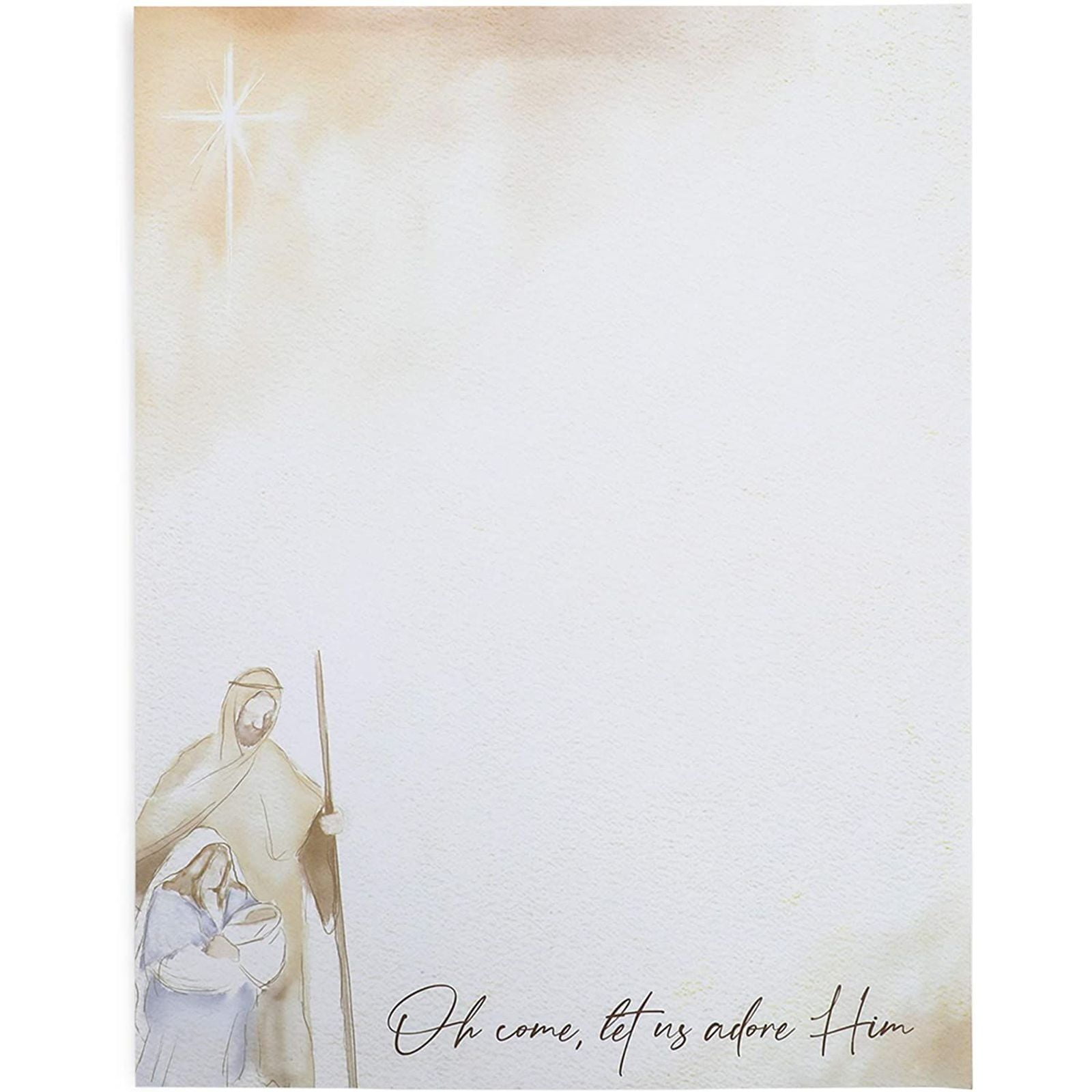 Christian Christmas Letterhead