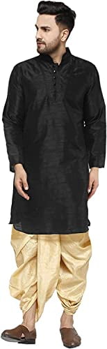 Royal Men's Traditional Neck Thread Embroidered Blended Pathani Suit ...