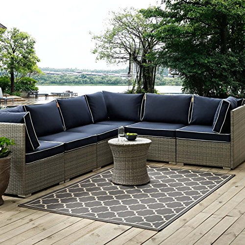 Click here for Modway Avena Moroccan Quatrefoil Trellis 8x10 Indo... prices