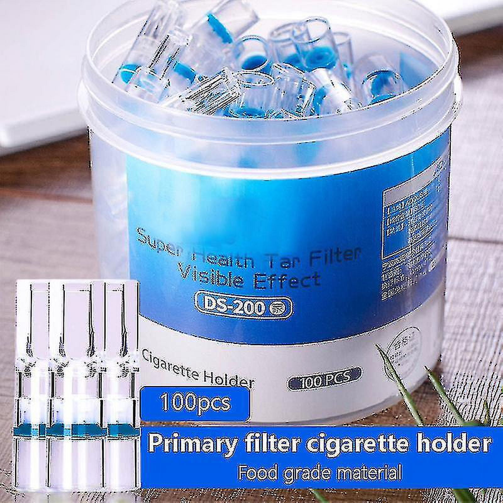 Filtro de cigarrillo desechable para tabaco, 100 Uds., reduce la ...
