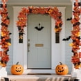 5.25 Ft Maple Leaf Autumn Garland, Halloween Garland Fall Leaf Garland ...