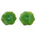 50pc Plastic Pendants Lotus Leaf Green 30x29x4mm Hole: 1mm - Walmart.com
