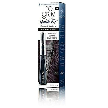No Gray Quick Fix Instant Touch-Up for Gray Roots (Set of 1, Dark Brown ...