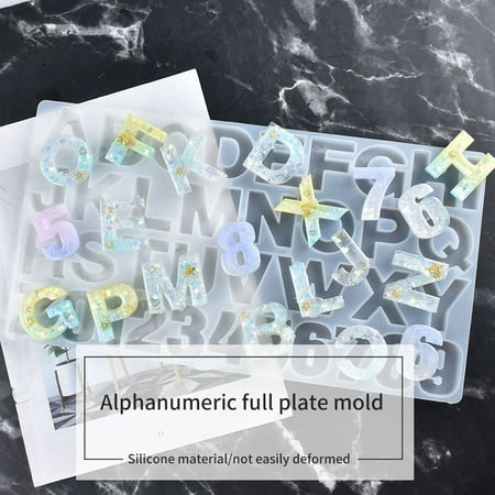 ACCEDE Letter A to Z Mold Number Silicone Alphabet Number Silicone ...