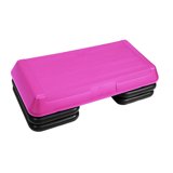 The Step Circuit Size Platform with Four (4) Freestyle Risers - Pink ...