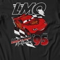Disney Pixar Cars Lightning McQueen LMQ 95 Men's T Shirt (Black, S-XXXL ...