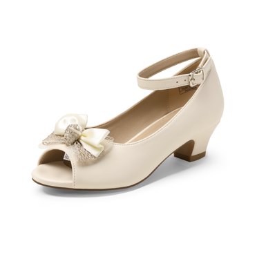 Felix & Flora Girls Gold Dress Shoes Mary Jane Ballet Flats Party ...