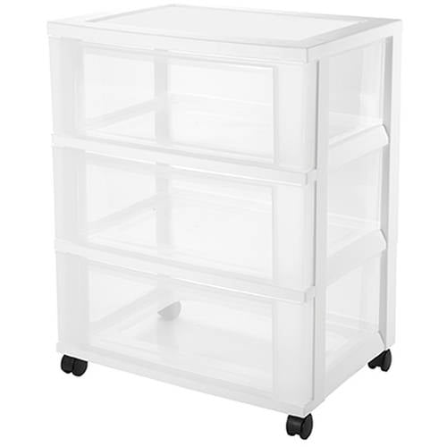 IRIS 3-Drawer Rolling Storage Cart - Walmart.com