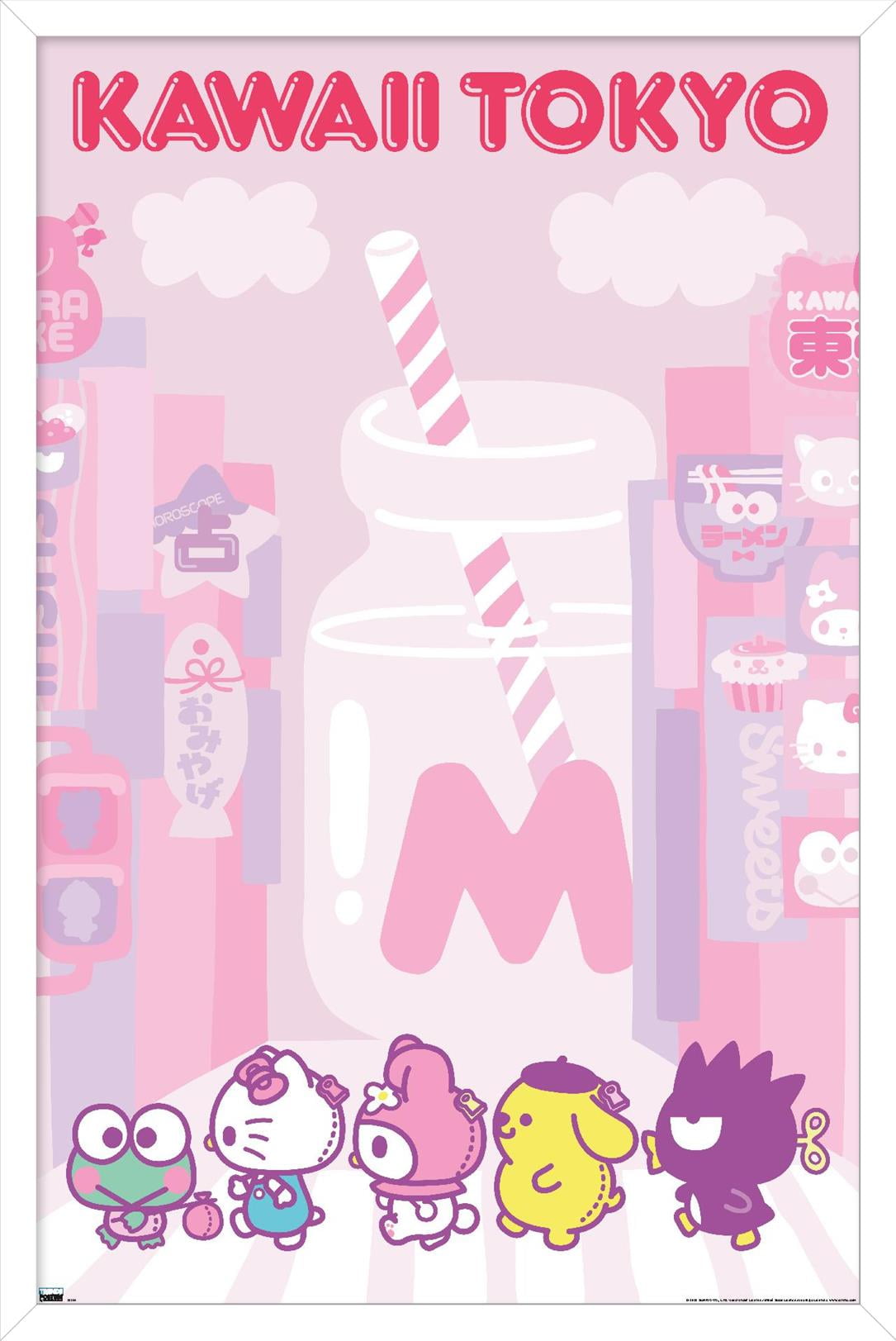 Hello Kitty and Friends - Kawaii Tokyo Wall Poster, 22.375" x 34 ...