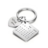 Double-sided Custom Keychain, Personalized Custom Photo/Date/Name/Word ...