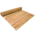 Backyard X-Scapes Natural Raw Split Bamboo Slat Fence 4 ft H x 6 ft L ...
