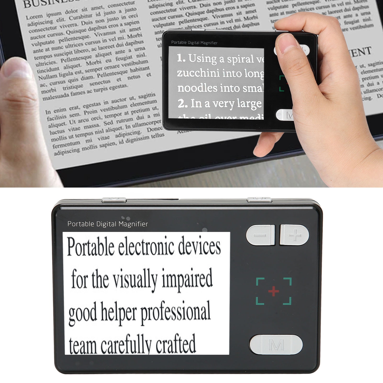 Lupa Digital HD De 3,5 Pulgadas Con Aumento De 2X-32X, Salida AV ...