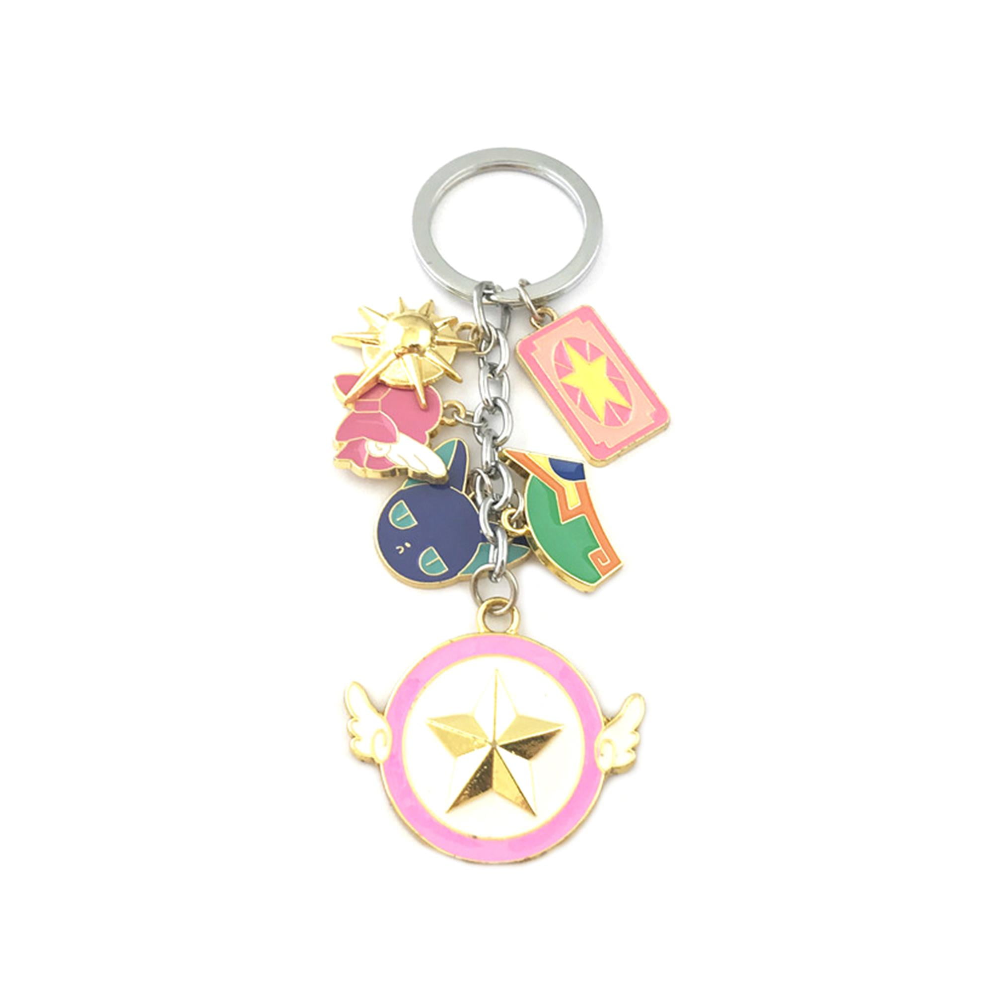 Cardcaptor Sakura White Fashion Novelty Keychain Anime Manga Series ...