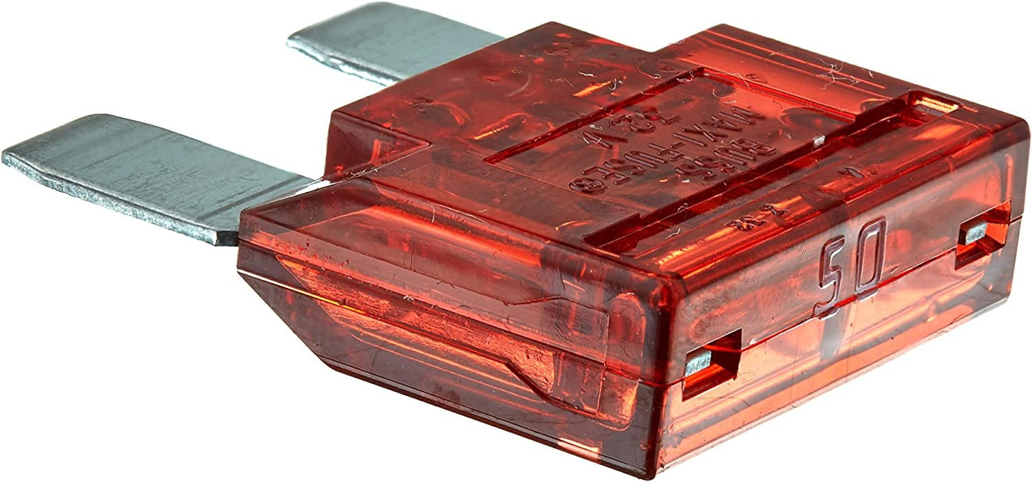 Bussmann BP/MAX-50-RP MAXI MAX Automotive Fuse 50 Amp Card, 1 Pack ...