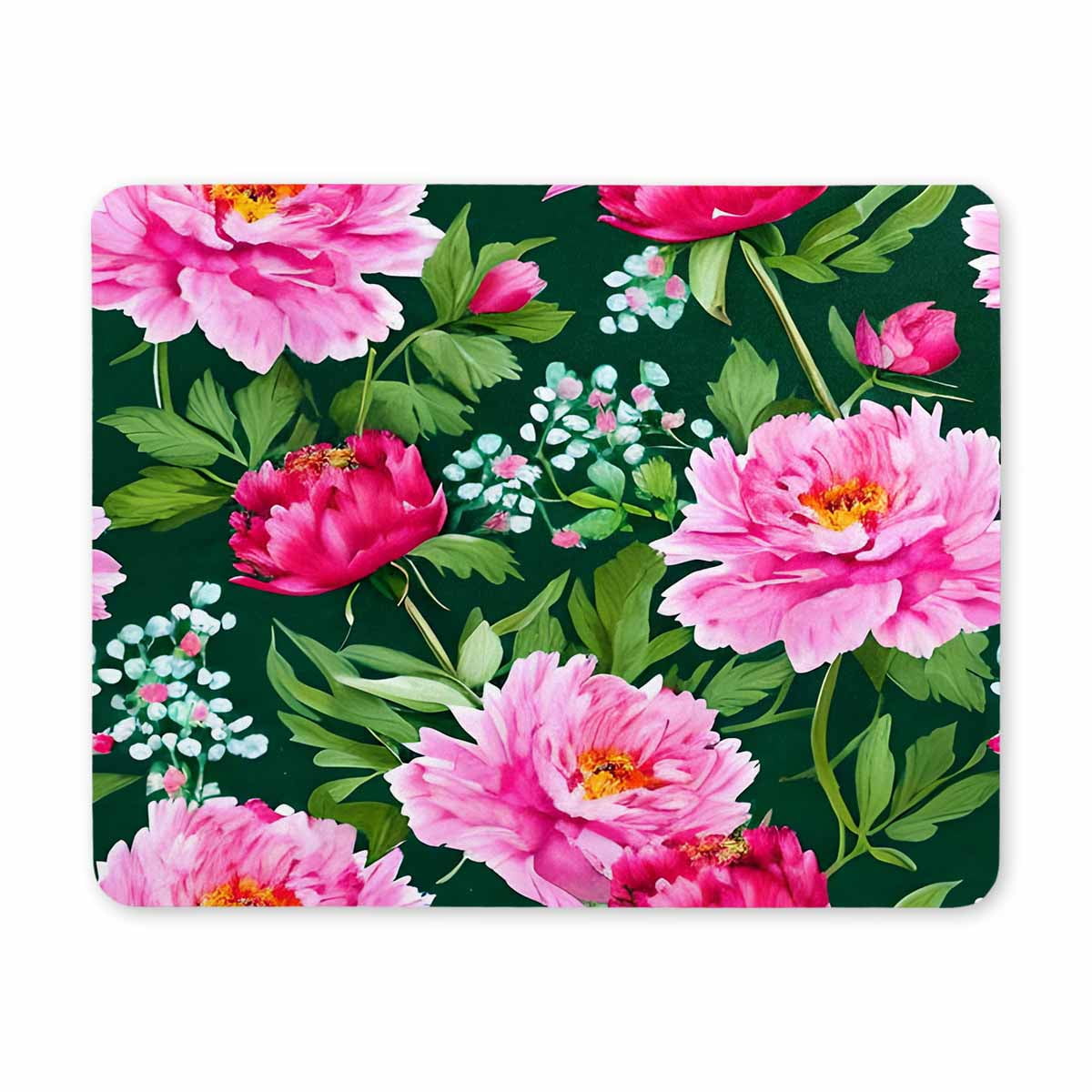 Mouse Pad, Flowers Mouse Pad, Mouse Mat Square Waterproof Mouse Pad Non ...