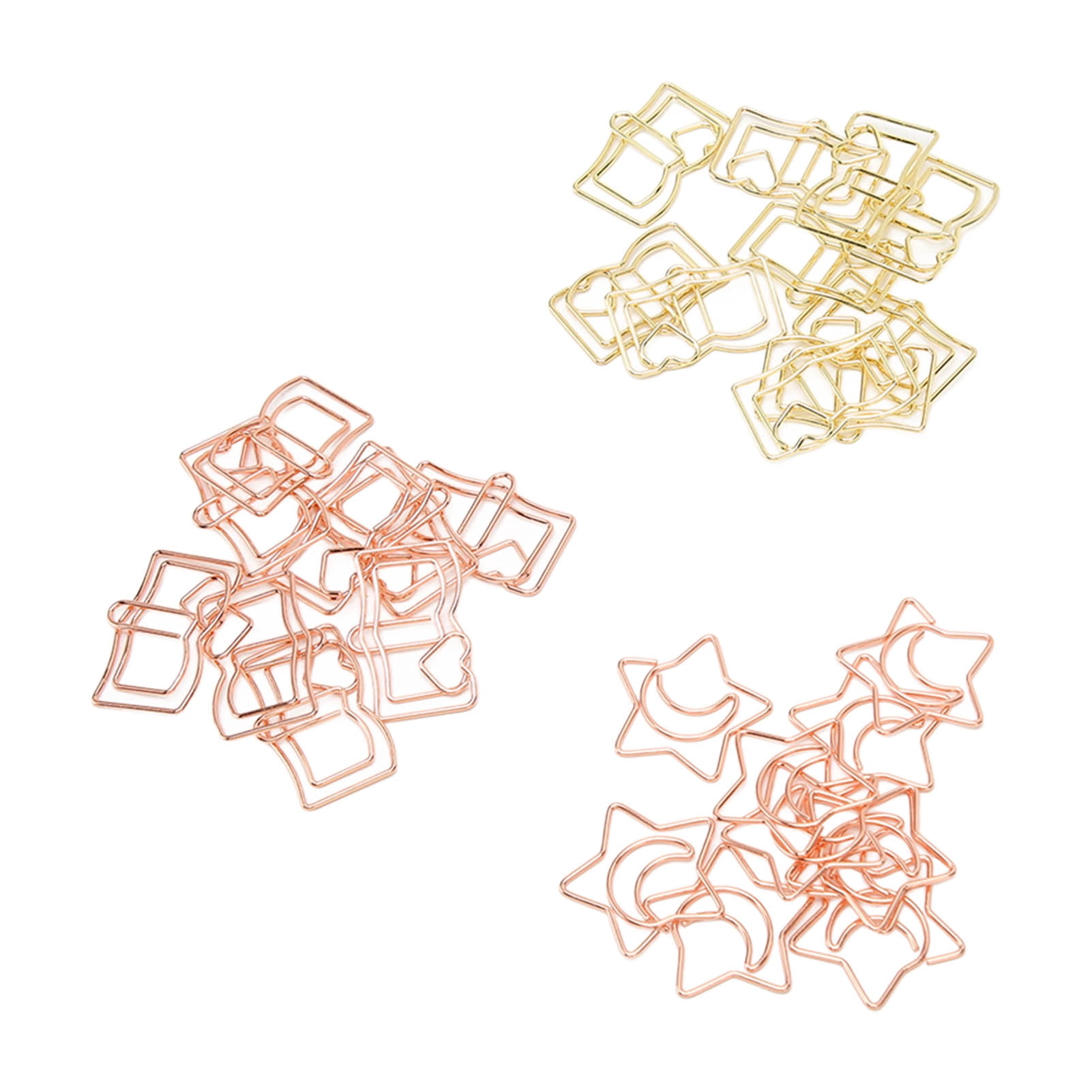 30 clips de papel con forma bonita, aspecto exquisito, portátiles ...