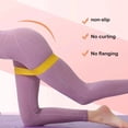 5pcs Yoga Resistance Bands with Tension Rings - Multi-Color Fitness ...