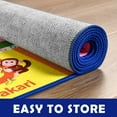 Homore Kids Learning Rugs Collection, Green Kids Play Rugs ABC Numbers ...