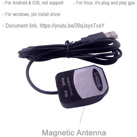 VK-162 G-Mouse USB GPS Dongle Remote Mount USB GPS Receiver Antenna ...