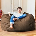 Free Shipping! Lumaland 5ft Big Bean Bag Chair with Microsuede Washable ...